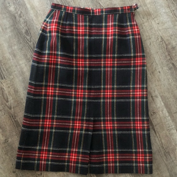 Pendleton | Skirts | Vintage Pendleton Wool Plaid Skirt | Poshmark